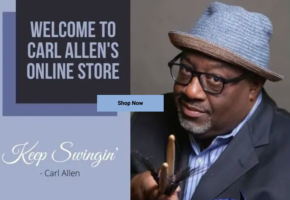 Carl Allen launches new web store – Drumming News Network