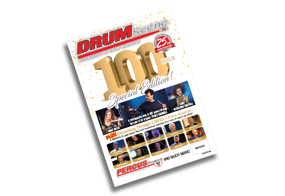 Australian Drum Magazine DRUMscene Celibrates their 25th Year and 100th ...