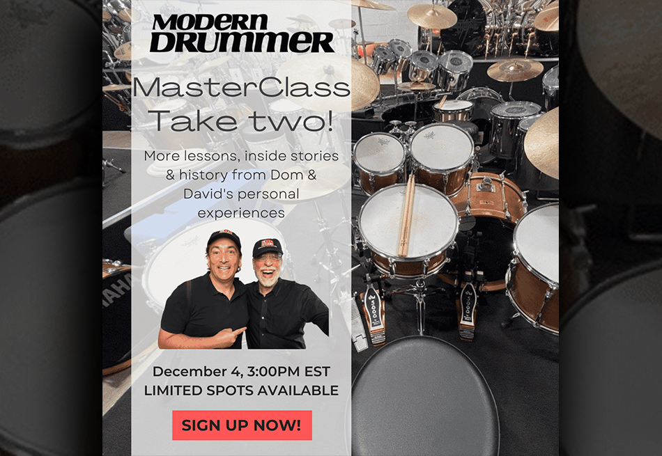 MasterClass Take Two Dec 4th – Featuring David Frangioni & Dom Famularo ...