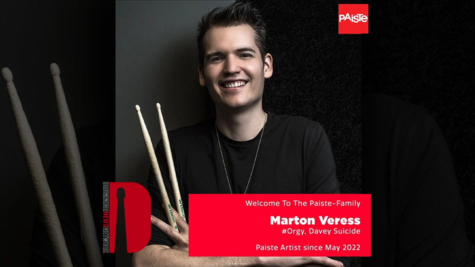 Paiste Welcomes Marton Veress To Their Artist Line Up – Drumming News ...