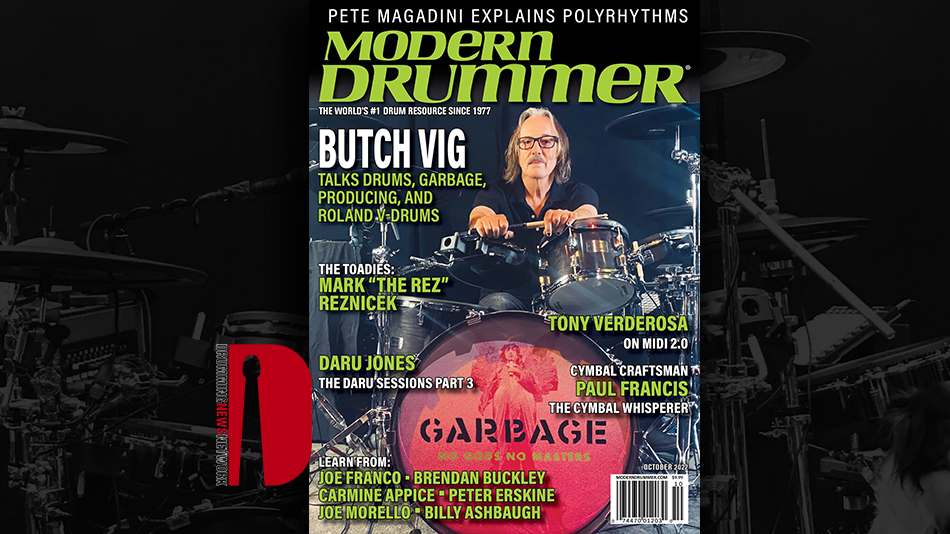 October 2022 – Volume 46 Issue Of Modern Drummer Feature’s Producer ...
