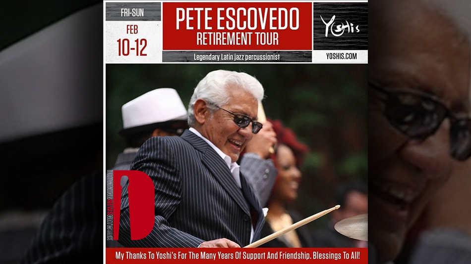 Legendary Percussionist Pete Escovedo Is Retiring – Celibration Tour In ...