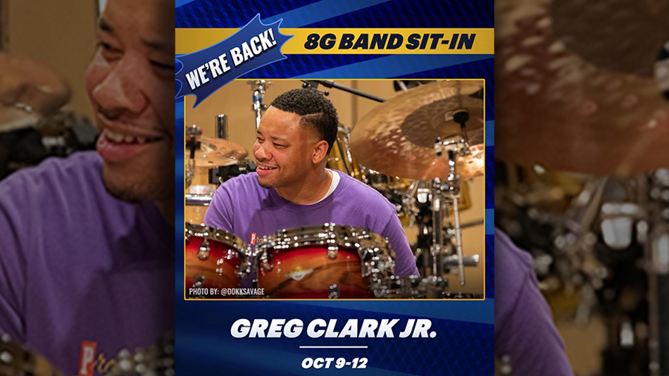 Greg Clark Jr. Is Guest Drummer On Late Night With Seth Meyers & The 8G ...