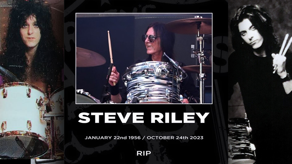 Steve Riley (January 22, 1956 – October 24, 2023) Drummer For WASP, L.A ...