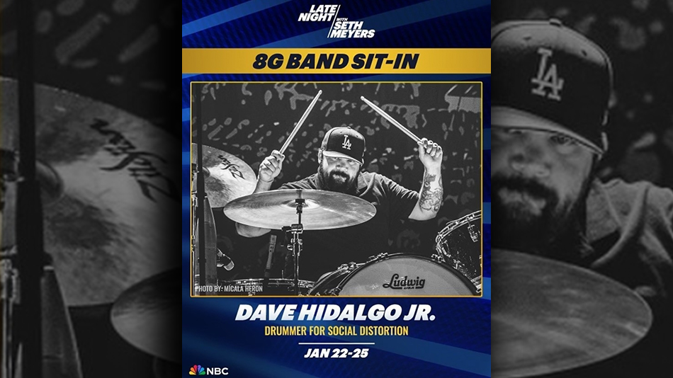 Dave Hidalgo Jr. Is Guest Drummer On Late Night With Seth Meyers & The ...