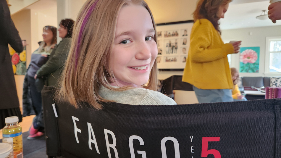 Actress Sienna King (10) Of The TV Show Fargo Shows Off Her Drumming ...
