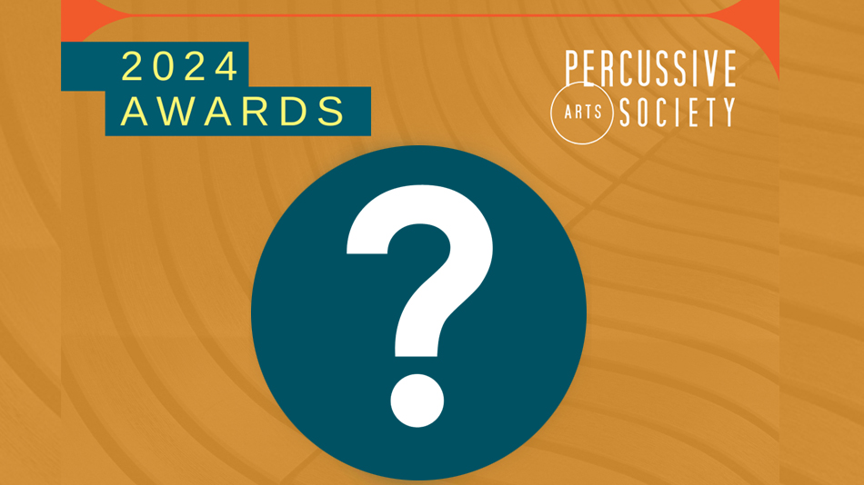 The Percussive Arts Society Announce the 2024 PAS Award Winners ...